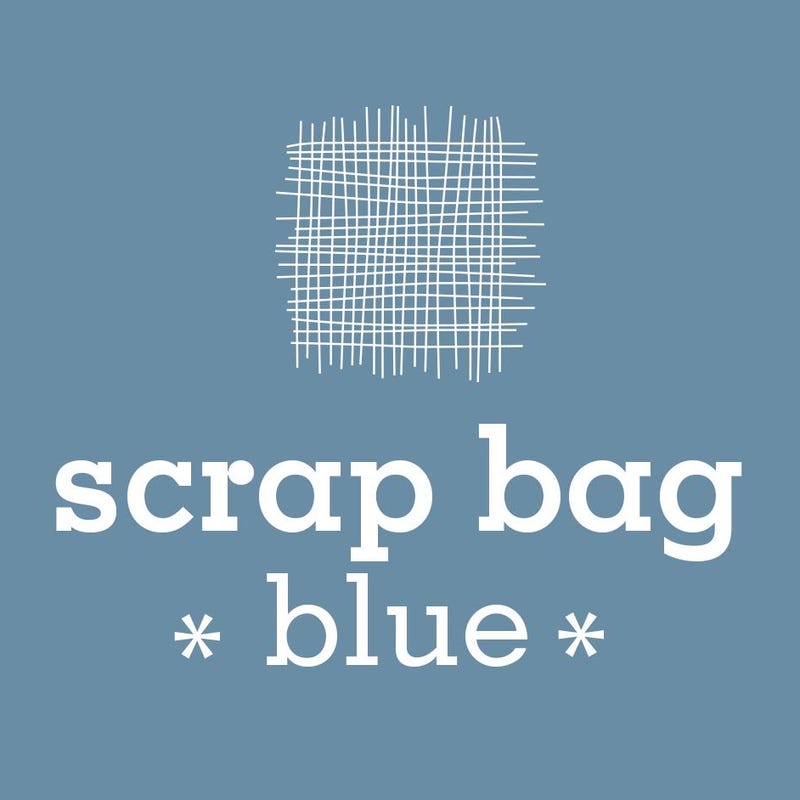 Fabric Scrap Bag - Etsy