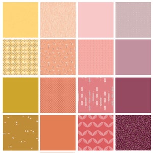 Warm Embrace Curated Quilt Bundle | Yellow Orange Pink Purple | Various AGF Designers and ...