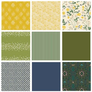 Field Day Curated Bundle Yellow Green Navy Warm Colors - Etsy