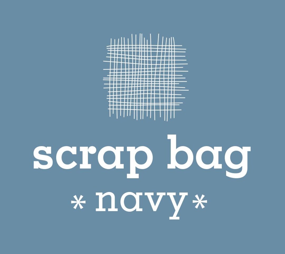 Navy Art Gallery Fabrics Scrap Bag | Various AGF Designers and ...
