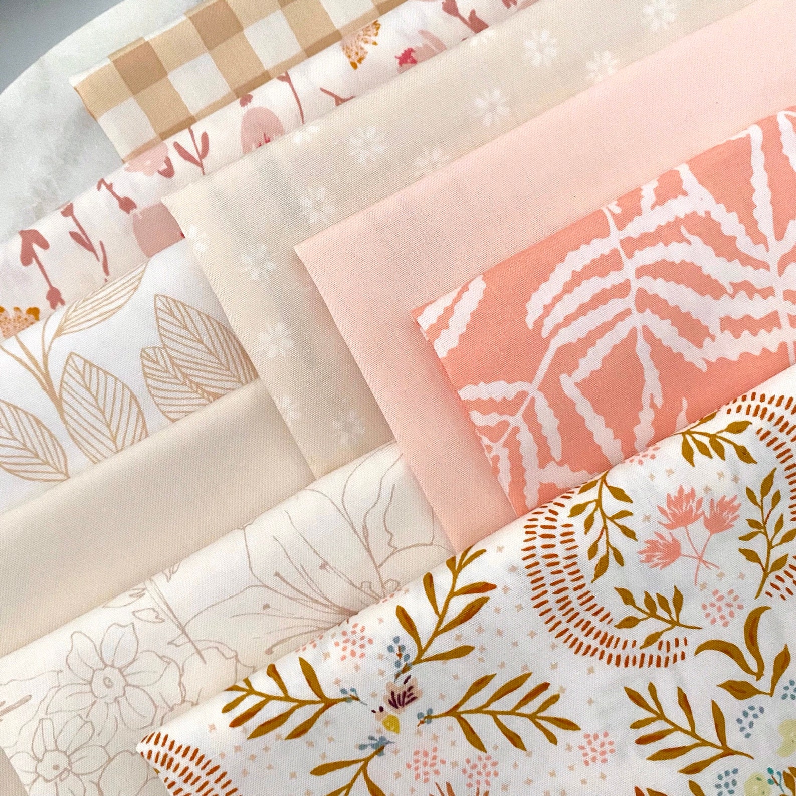 Whispering Field Curated Bundle Pastel Colors Tan Cream - Etsy