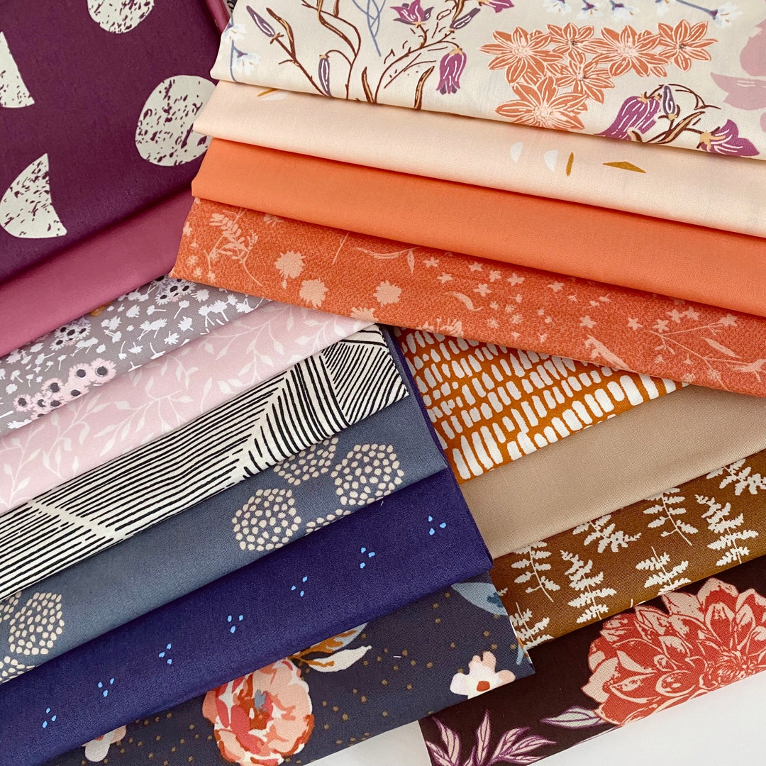 From the Library Curated Bundle Boho Quilt Fabrics Sienna - Etsy