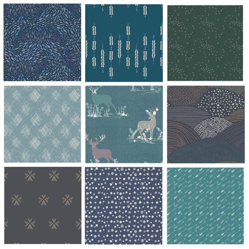 Fat Quarters for Men Masculine Quilting Fabrics Woodland - Etsy
