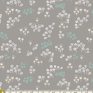 Neutral Colored Fabrics for Quilting | Floral Fabrics in Gray, Gold and ...