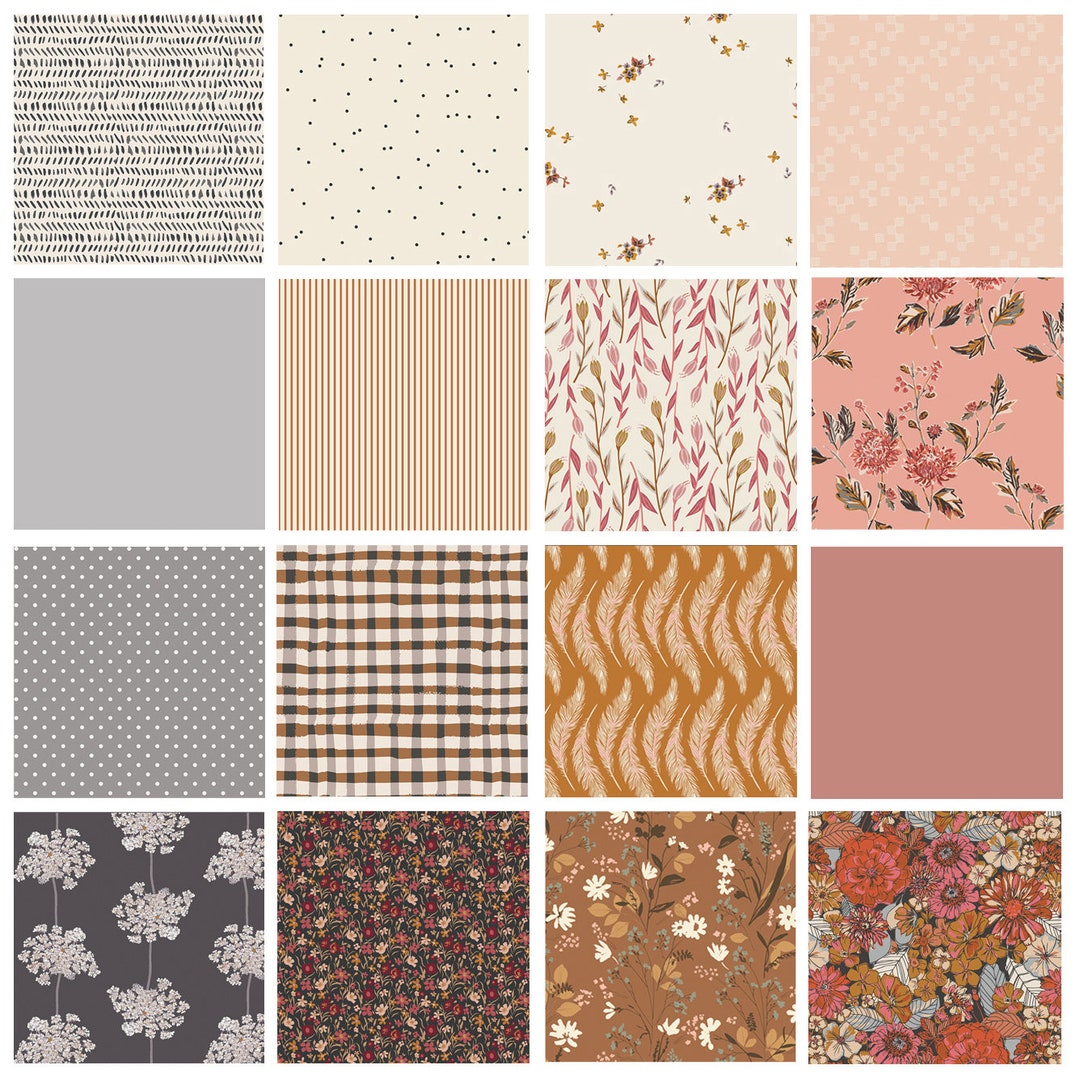English Countryside | Traditional Colors | Red Brown Black Floral Quilt ...