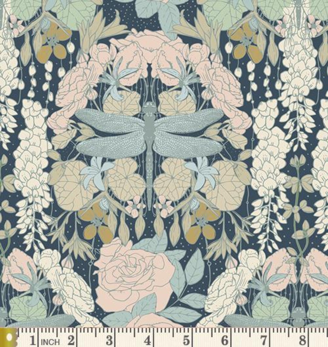 Libellule Awakening | Spring Equinox | Art Gallery Fabrics | SPE68300 ...