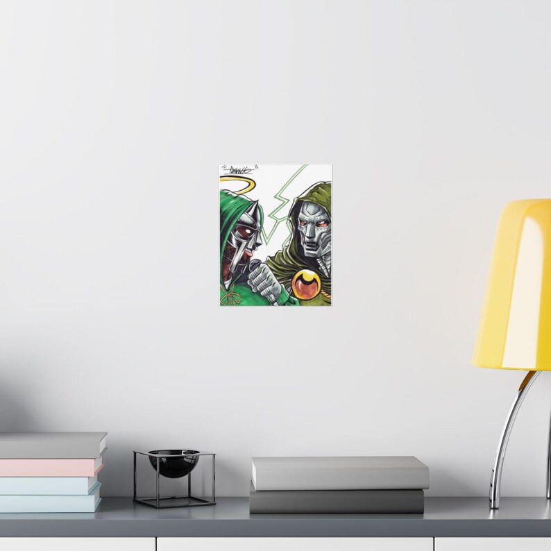 MF DOOM X Dr Doom Art Drawing Print 8''x10'' - Etsy