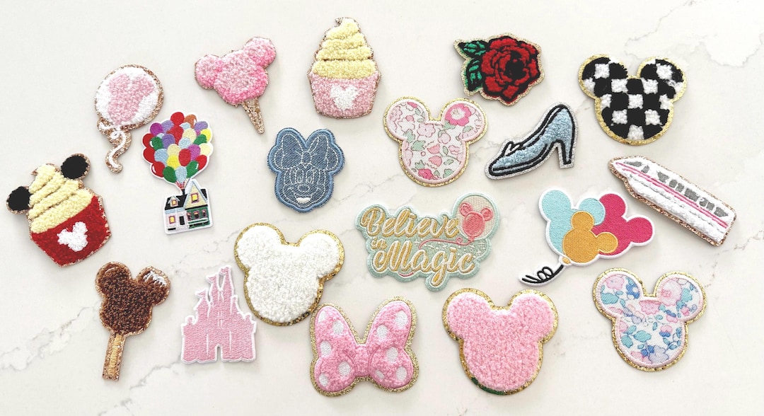 Disney Iron on Patch, Disney Chenille Patches - Etsy