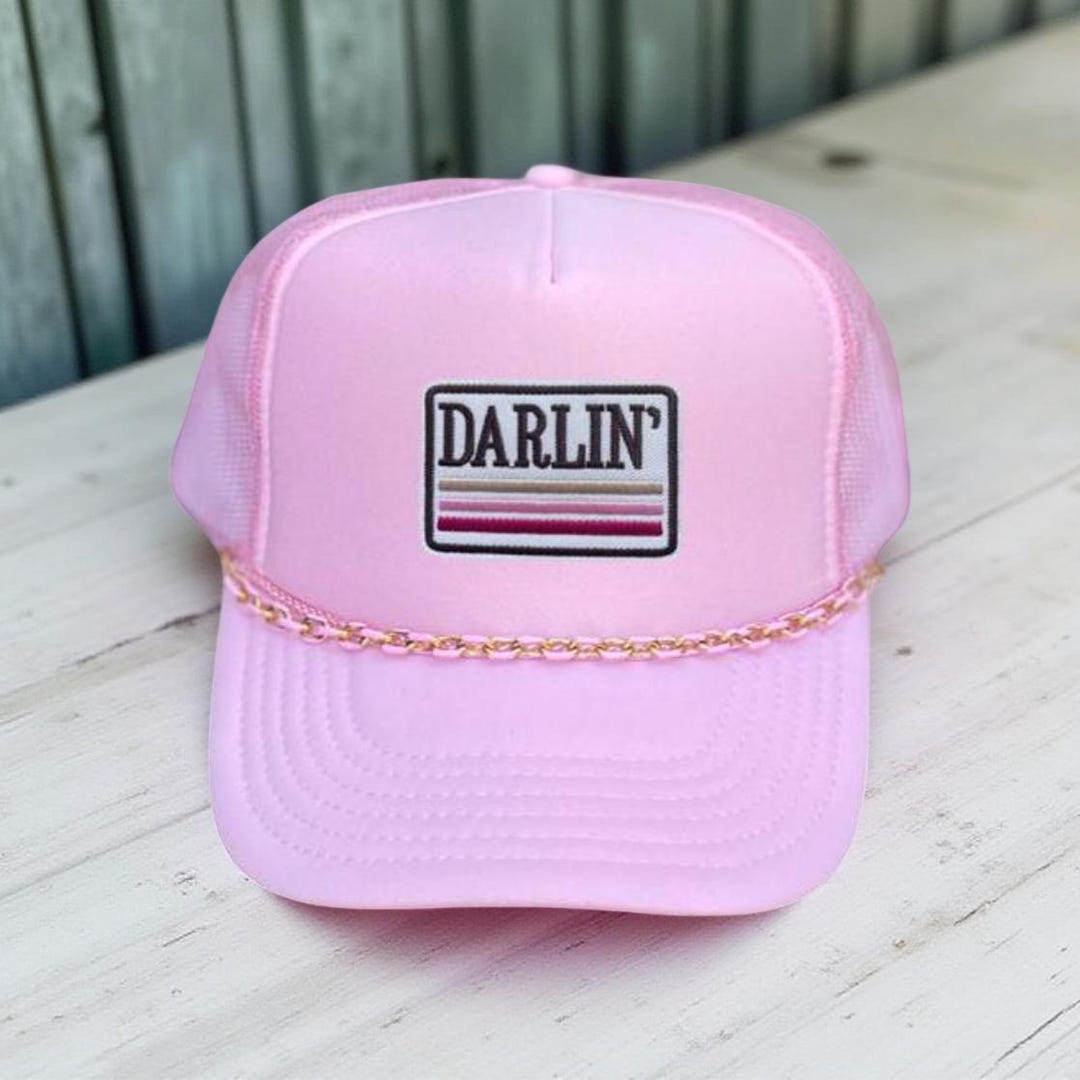Custom 'darlin' Patch Trucker Hat: Adult & Youth Sizes - Etsy