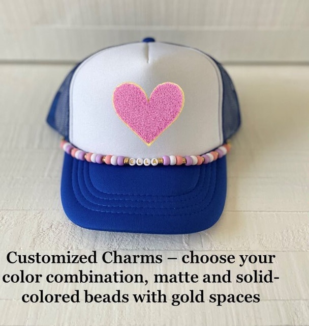 Customized Trucker Hat Charms, Trucker Hat Chain - Etsy