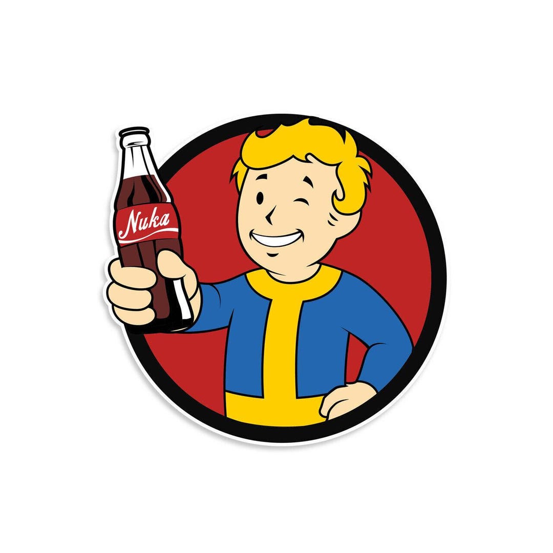 Fallout Guy Guy Nuka Cola Video Game Sticker Funny Car Laptop Truck Rv ...