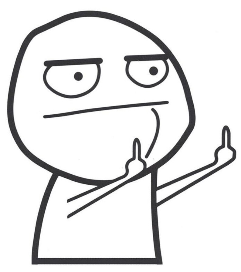 Middle Finger Stick Guy Decal Funny Joke Bumper Sticker High Quality - Etsy