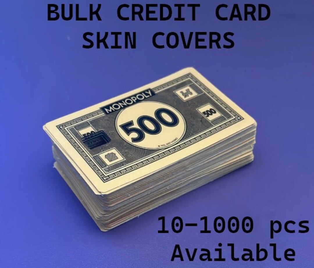 Bulk Pack Credit Debit Card Skin Cover Choose Any Design Custom Printed ...