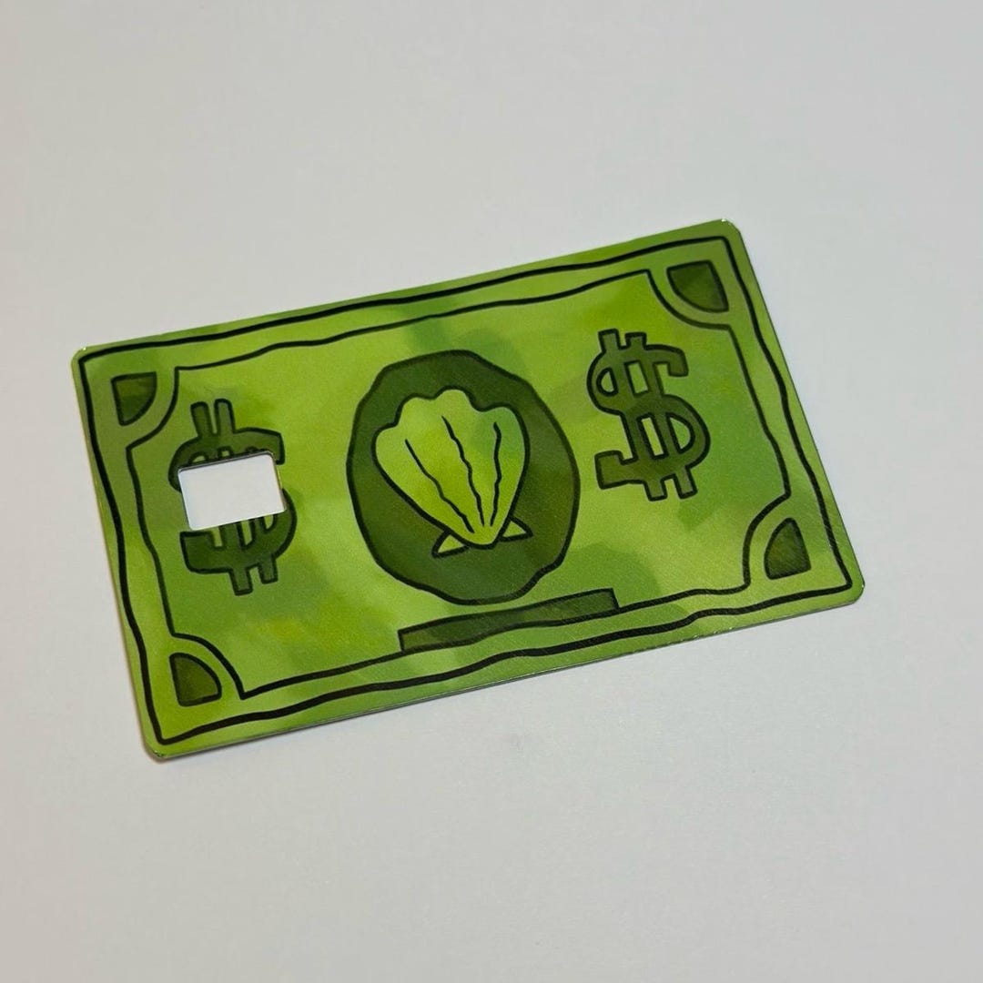 Sea Money Cash Card Bikini Skin Cover Currency for Fish With Shell Buck ...