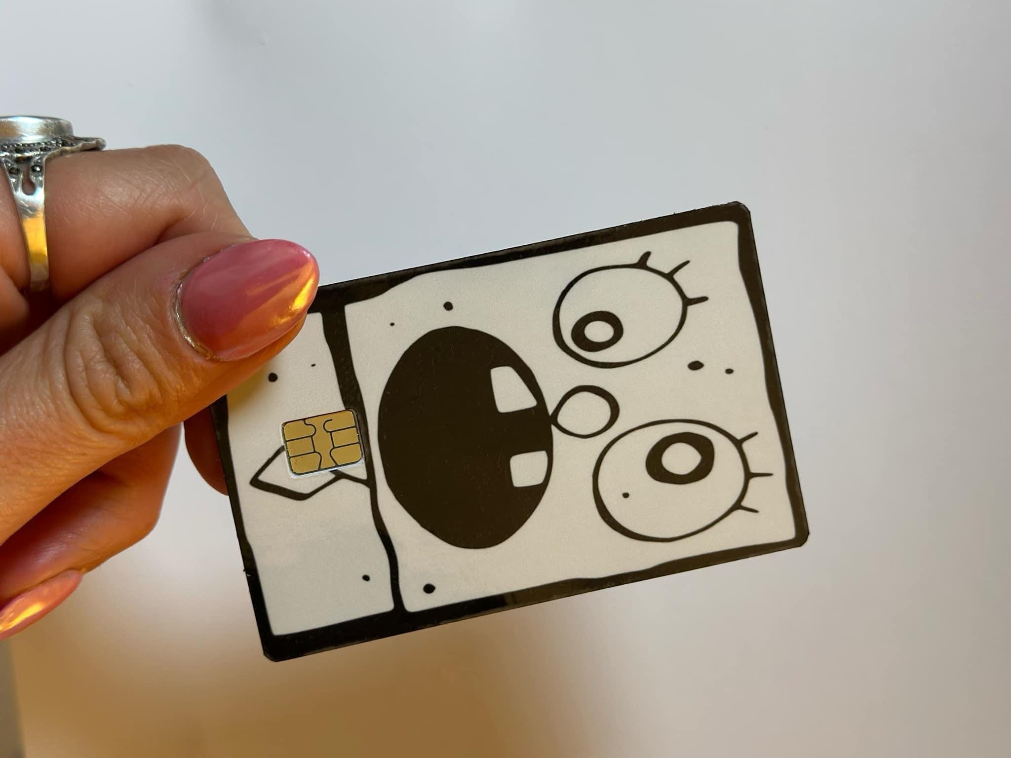 Credit Card Sticker Skin Custom Debit Card Cover Pop Culture Trending ...