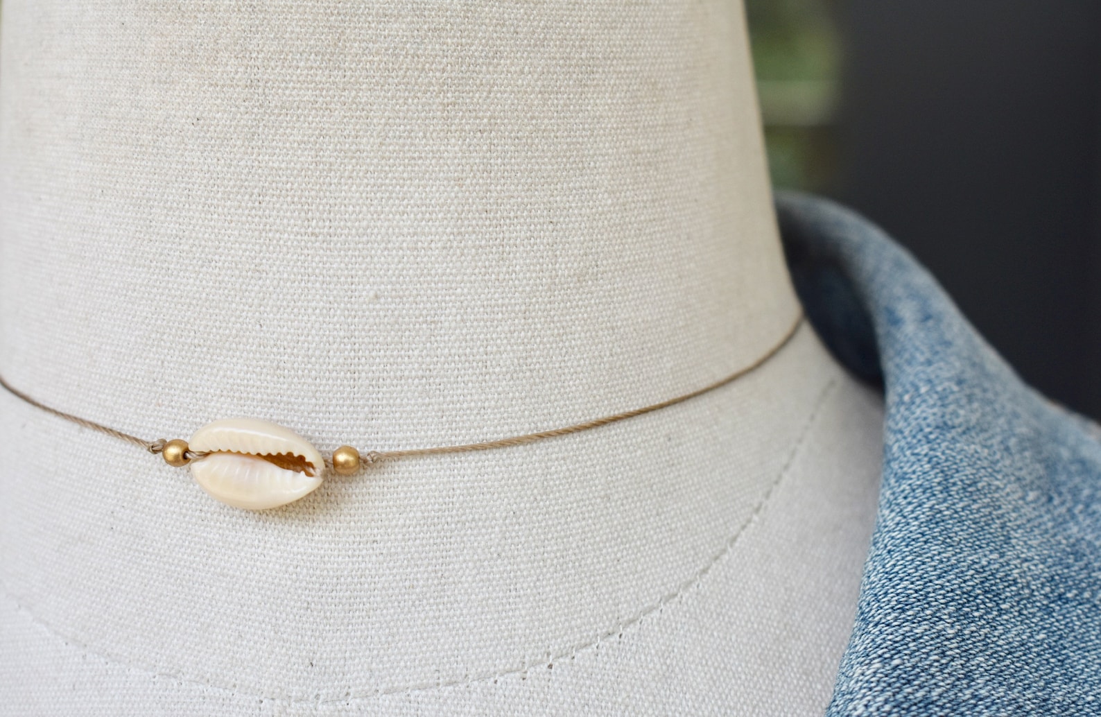 Cowrie Shell Chokerseashell Chokerstring Chokerboho - Etsy