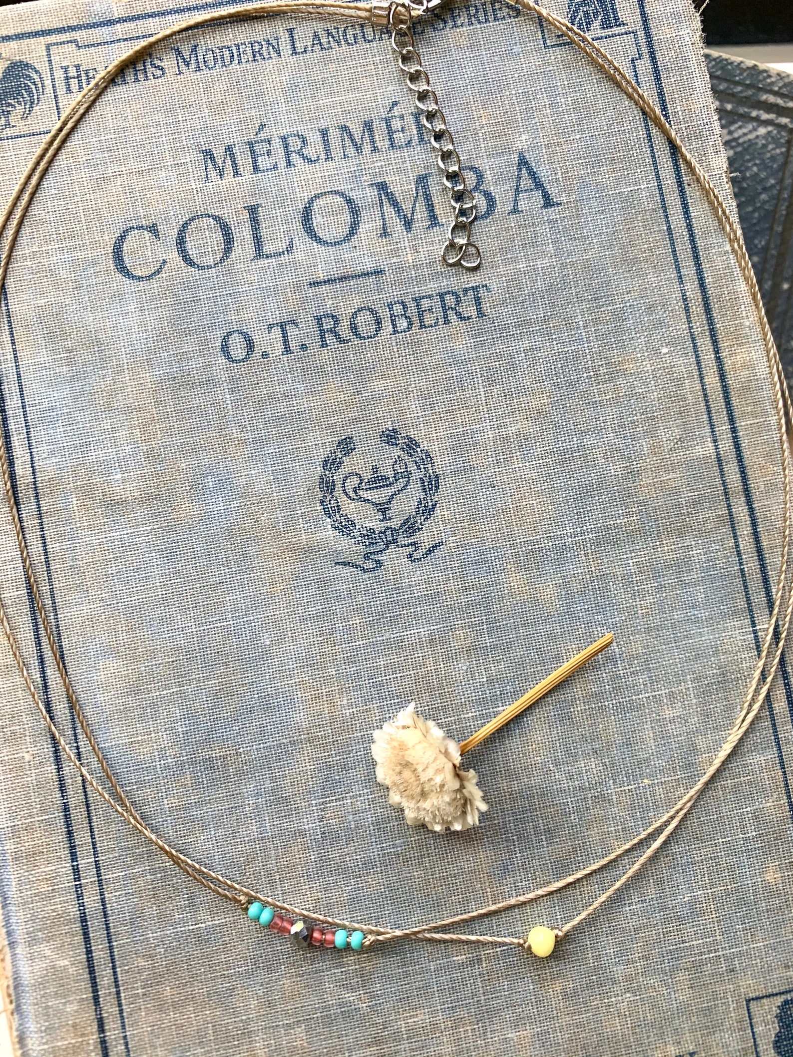 Minimalist Beaded Choker, String Choker, Double Choker, Layering ...