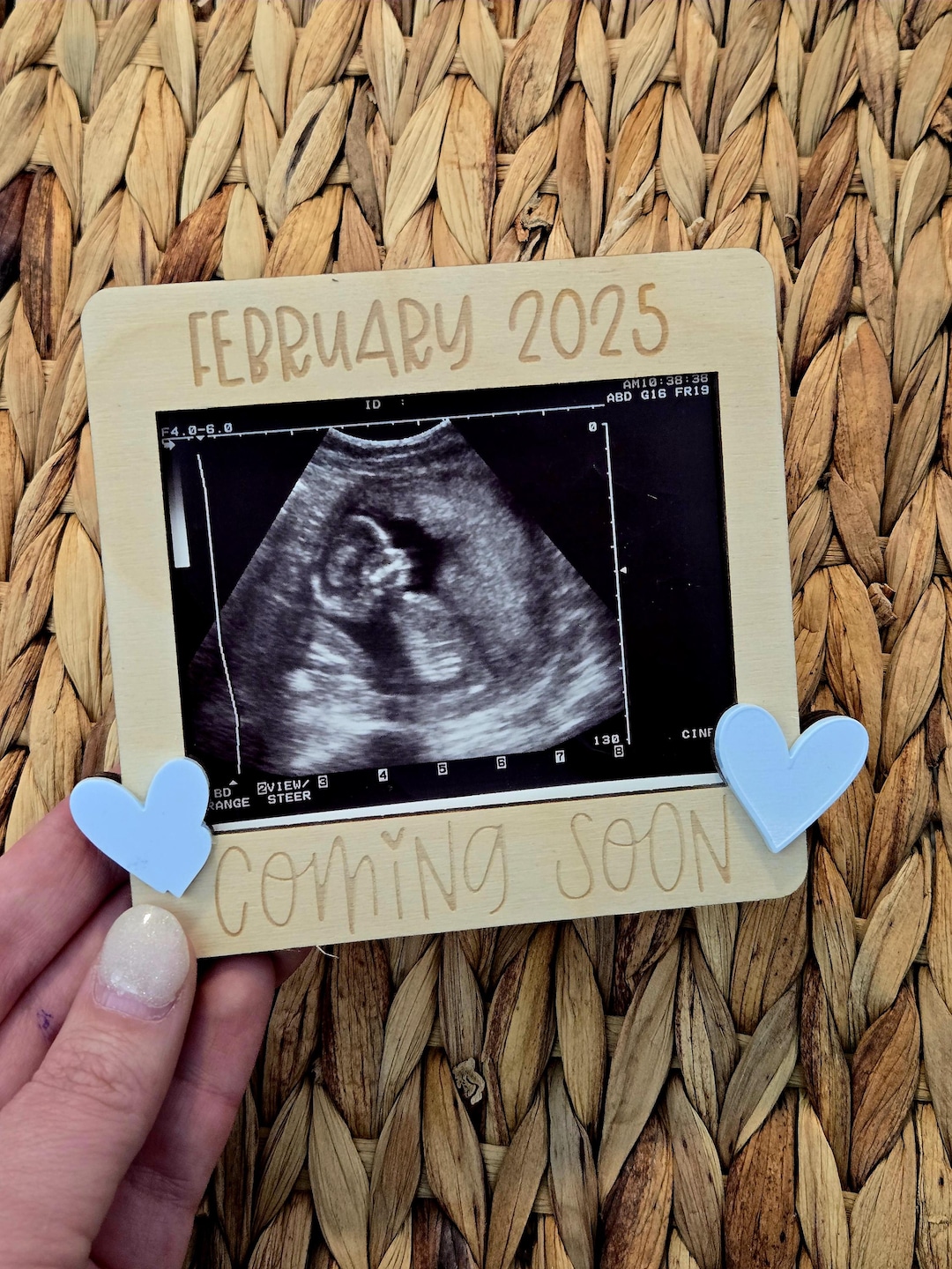 Personalized Ultrasound Frame Baby Shower Gift Custom Baby Sonogram ...