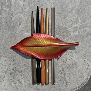 Fantasy Raven Feather Ponytail Holder: Color Shifting Tooled Leather ...