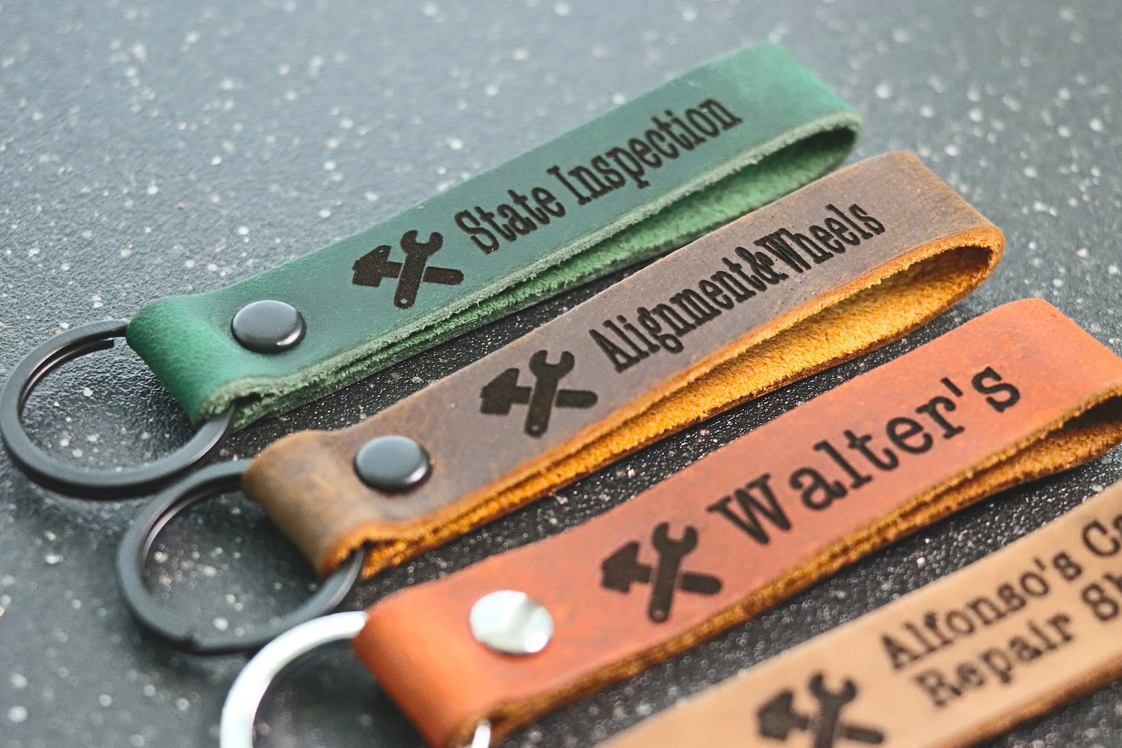 BUSINESS Owner KEYCHAIN, Personalized Mechanic Keychain, Mechanic Shop ...