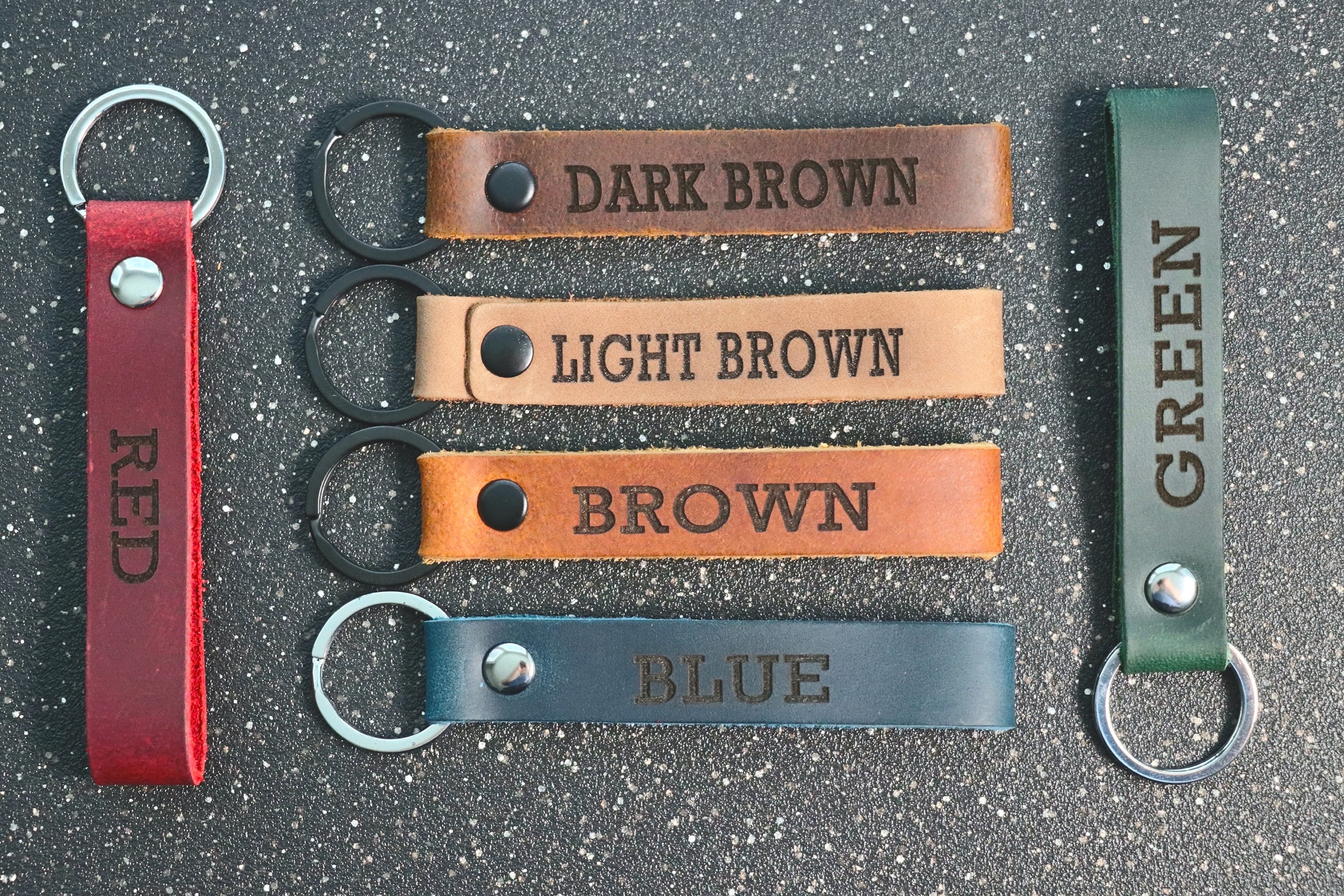 Leather NAME TAG, LEATHER Gift, Unisex Gift, Fathers Day Gift, Mothers ...