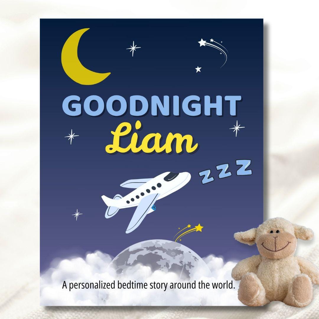Personalized Children's Books for Nephew Goodnight Boy Name Bedtime ...