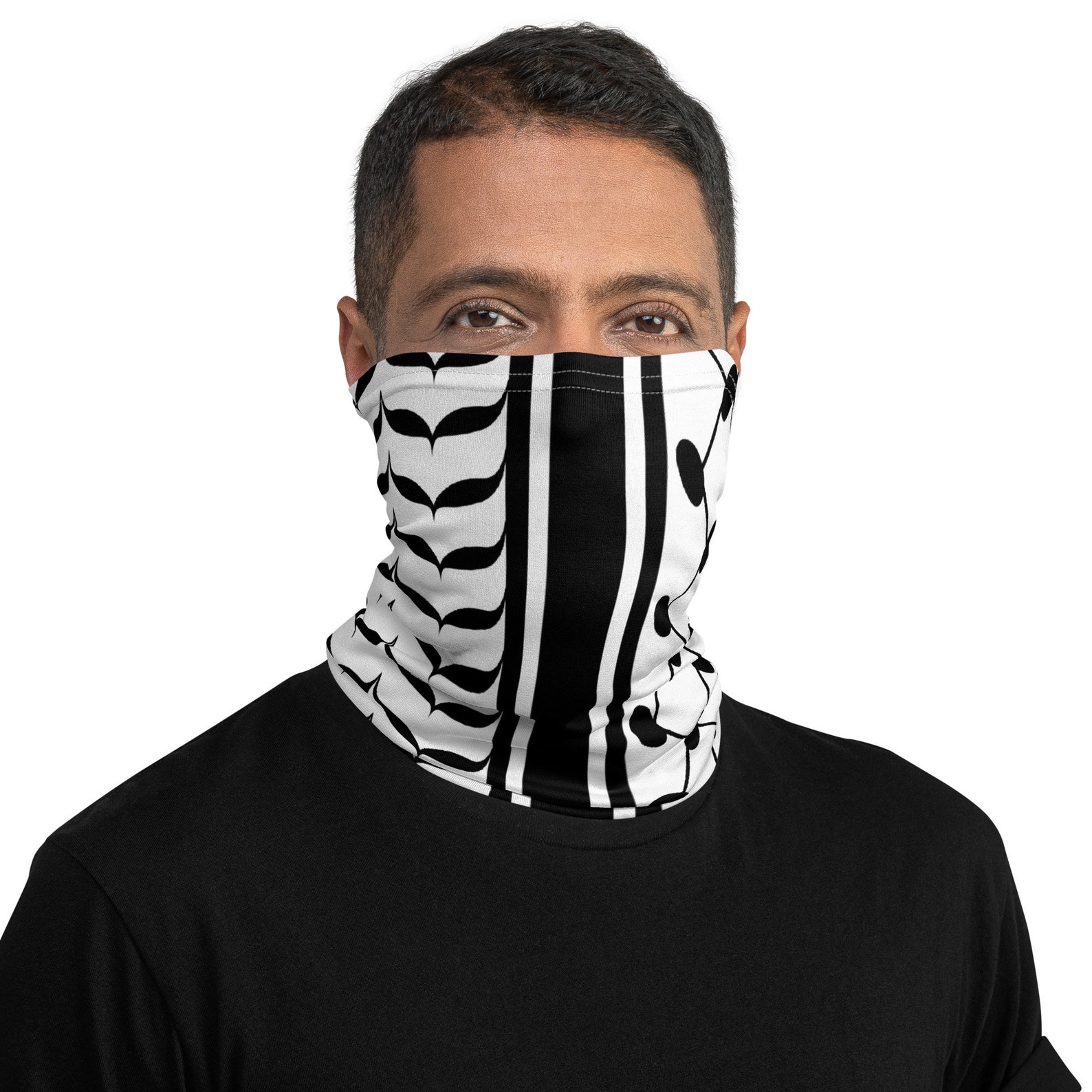 Keffiyeh Inspired Neck Gaiter (face Mask) - 5 Styles - Etsy
