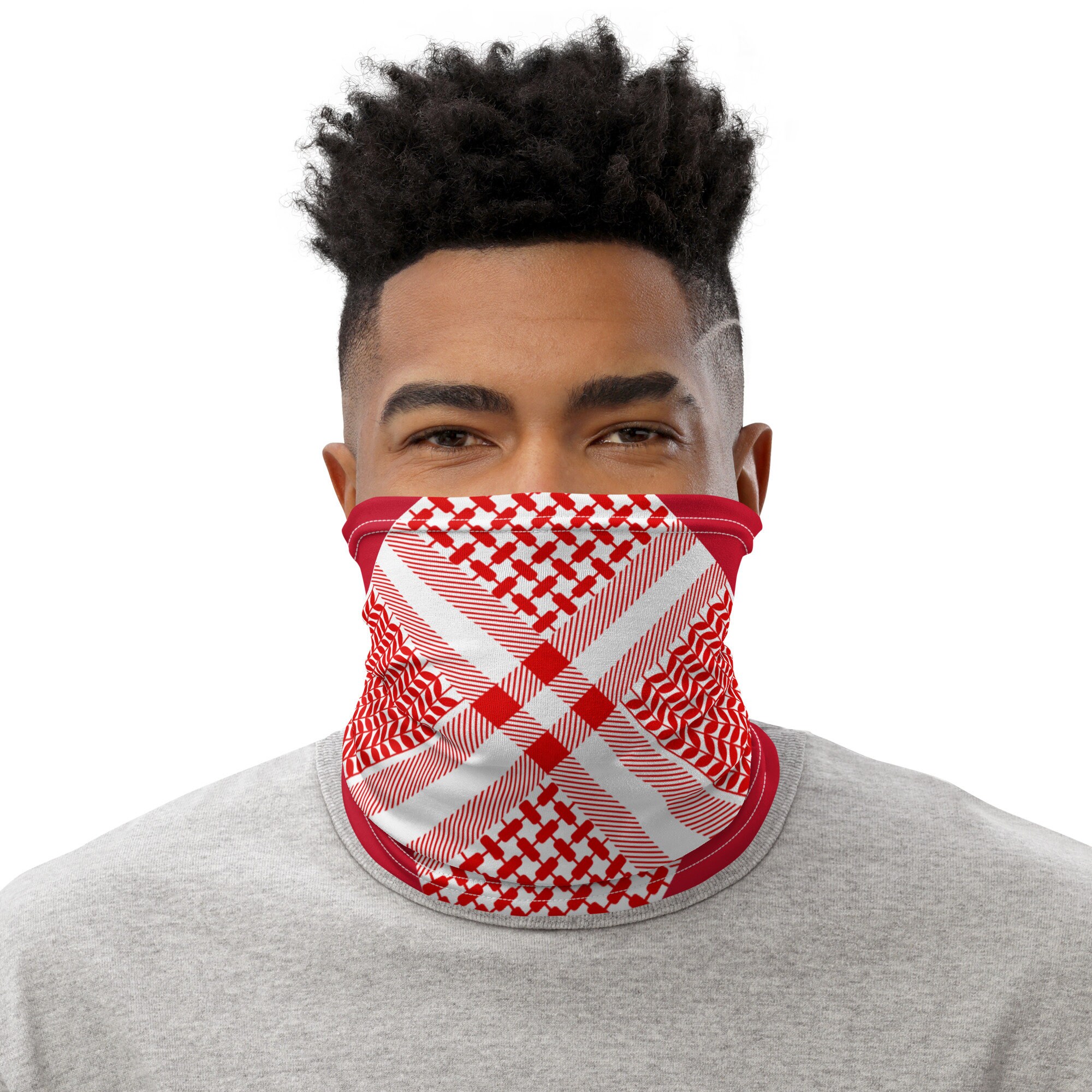 Keffiyeh Inspired Neck Gaiter (face Mask) - 5 Styles - Etsy