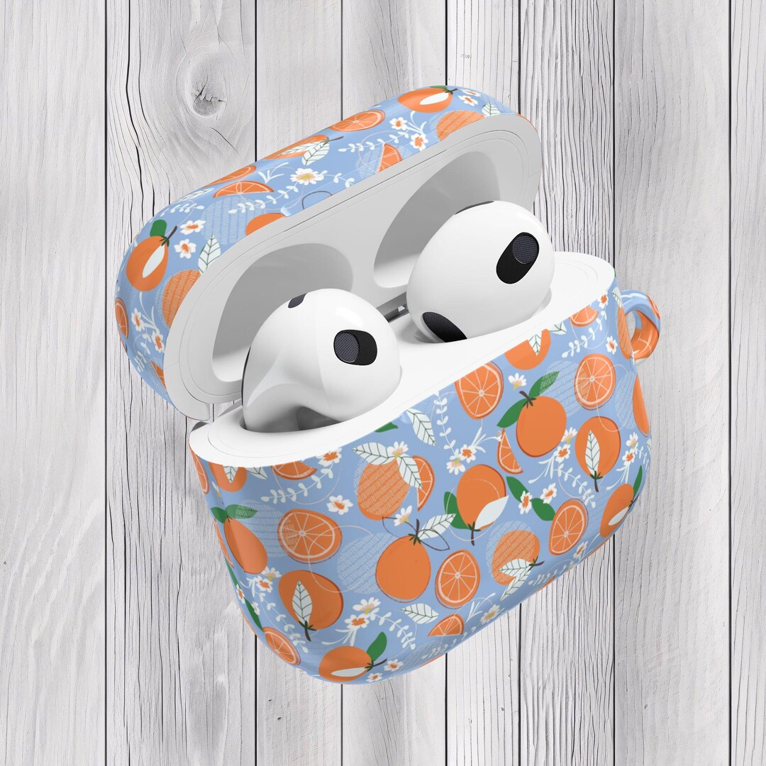 Citrus AirPod Case - Bright Orange Fruit Design, Stylish Protection for ...