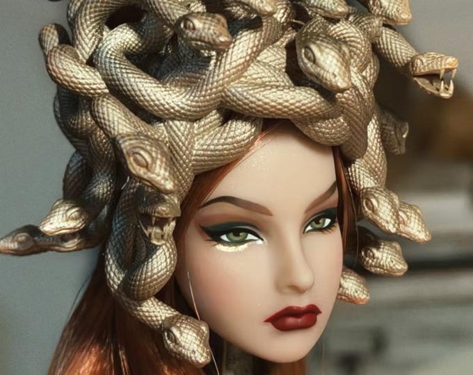 READY TO SHIP Medusa & Venus Flytrap Headpiece, Snake Headpiece, Medusa ...