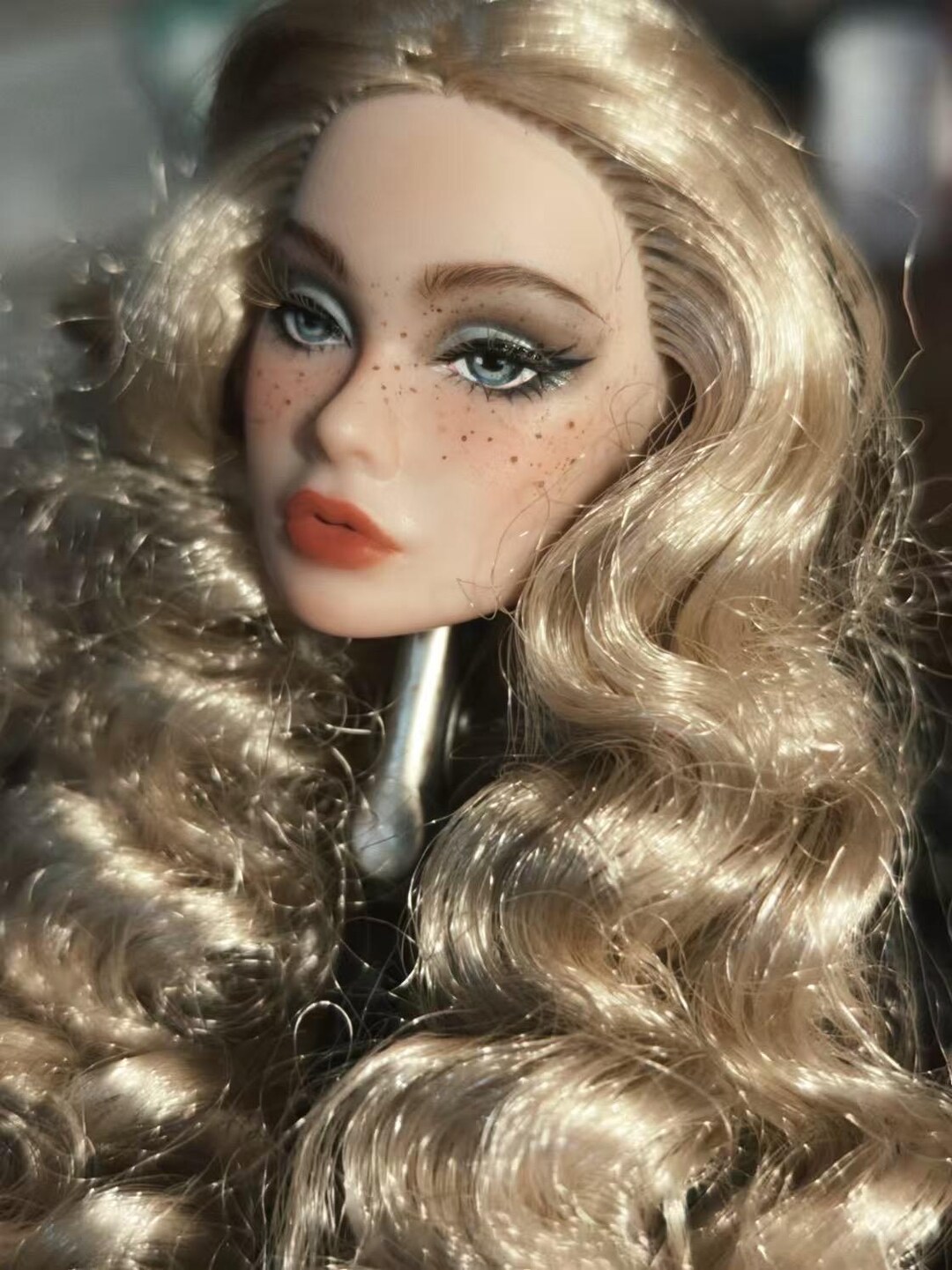 Custom Poppy Parker Blonde OOAK Doll Head Repaint - Etsy