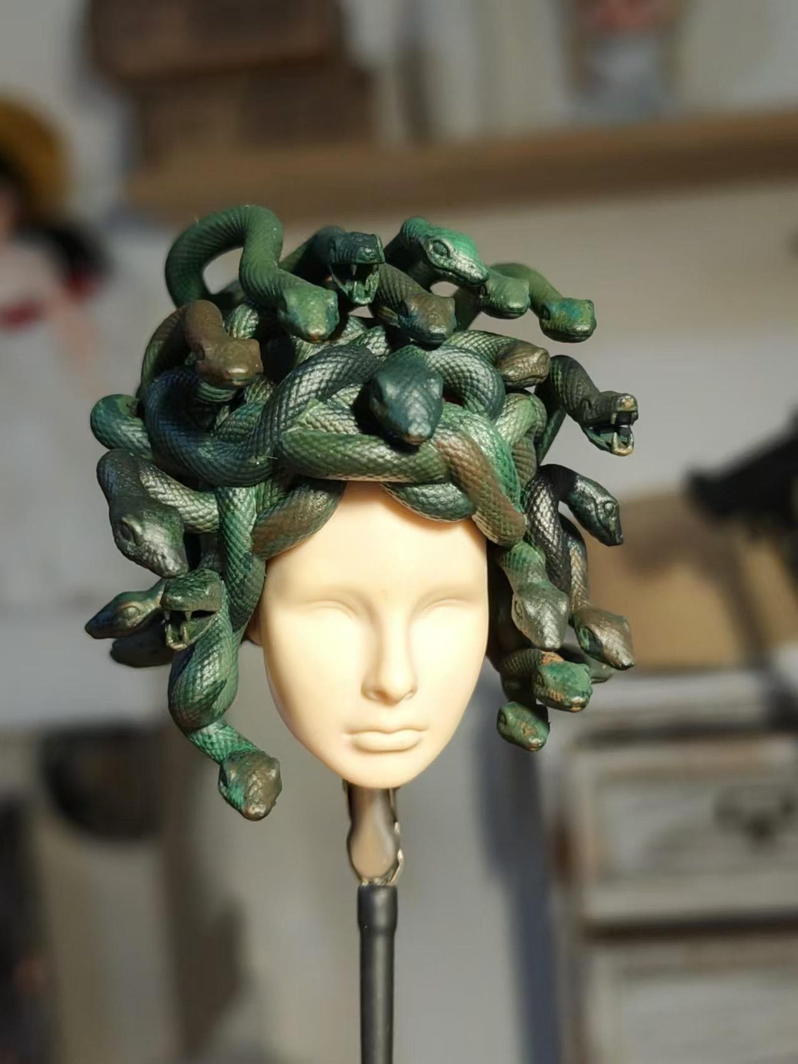1/6 3d Printed Scale Medusa Doll Wig for Fashion Royalty (wear With ...