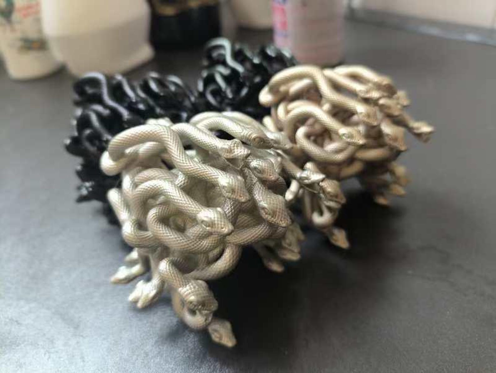 1/6 3d Printed Scale Medusa Doll Wig for Fashion Royalty (wear With ...
