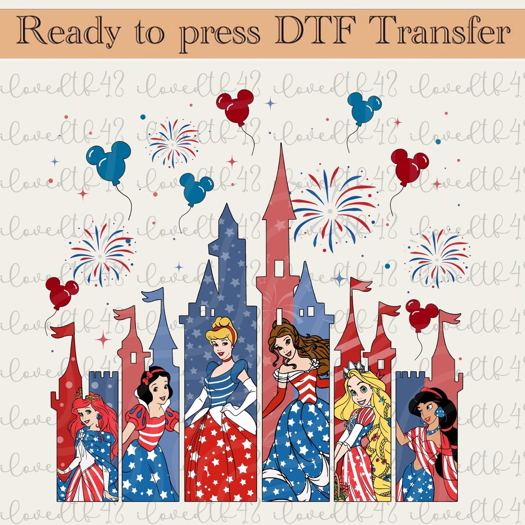 Disney Princess Ready to Press,disney Heat Transfer,rapunzel Dtf,moana ...