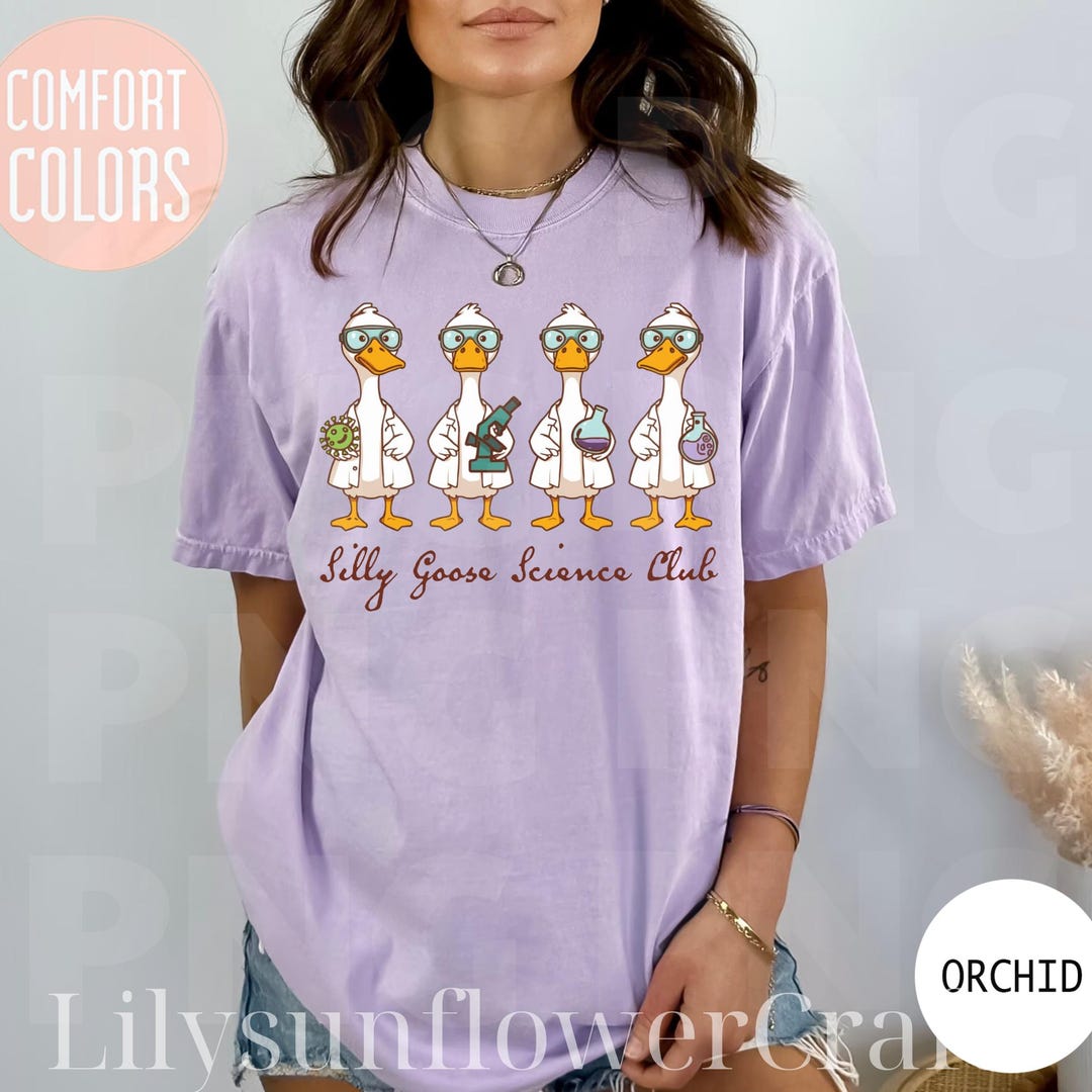 Silly Goose Science Club PNG, Science Lover Teacher Gift, Science ...