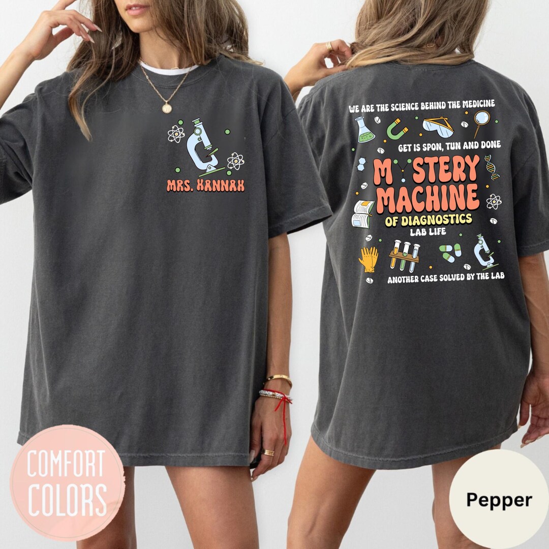 Custom Microbiology Tech, Lab Week 2025 Mystery Machine Shirt, Medical ...