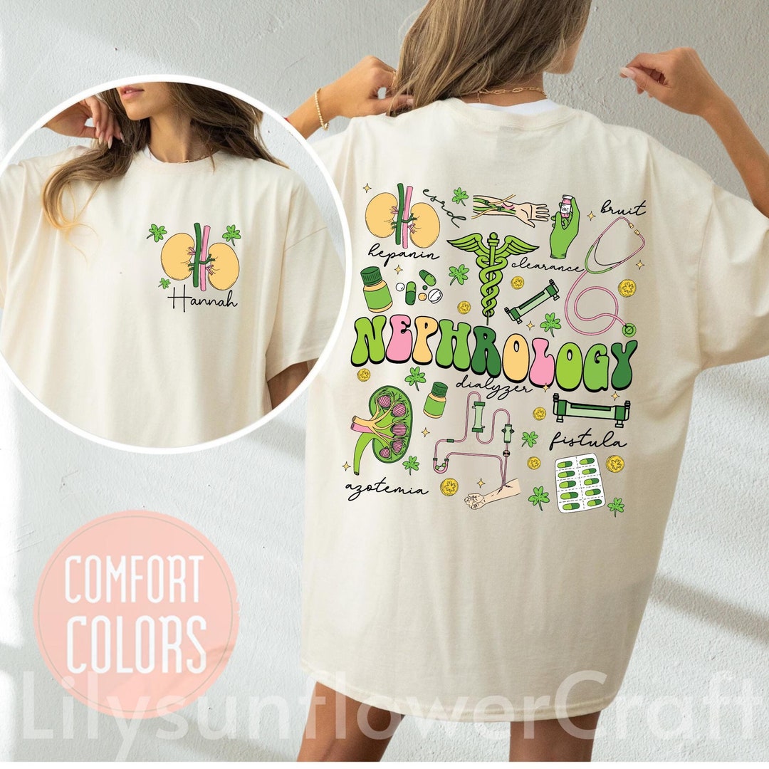 Nephrology Nurse Shirt, Dialysis Tech, Nurse Graduate Gift, RN Nurse ...