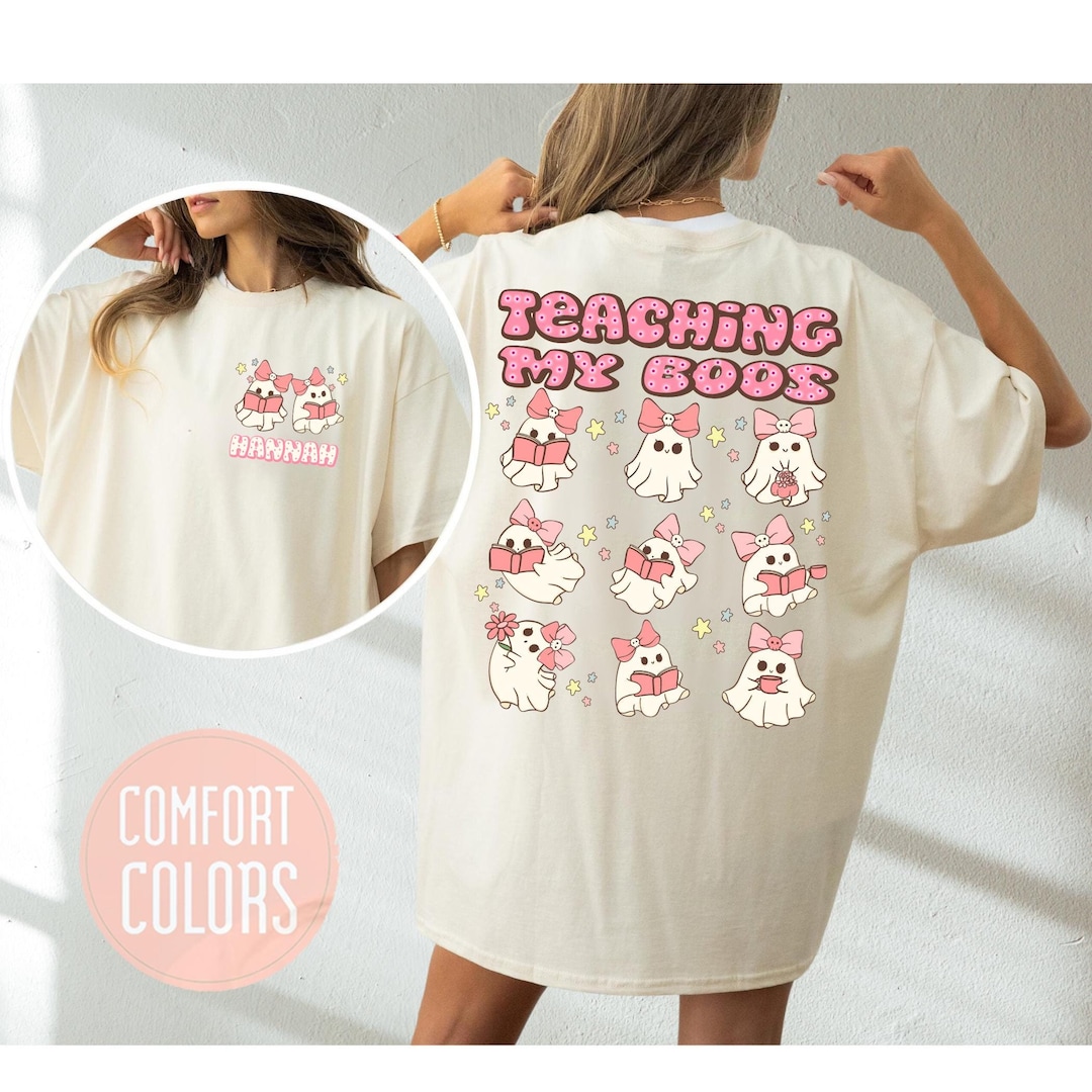 Teaching My Boos Shirt, Comfort Colors® Shirt, Ghost Teacher Shirt ...
