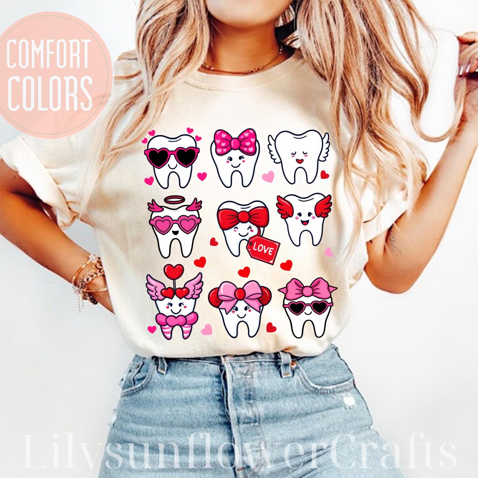 Cute Tooth Valentine Shirt, Funny Dentist Valentine's Shirt, Dental ...