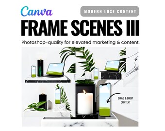Phone Frame, Canva Photo Frames, Canva Frames Bundle, Canva Editable ...