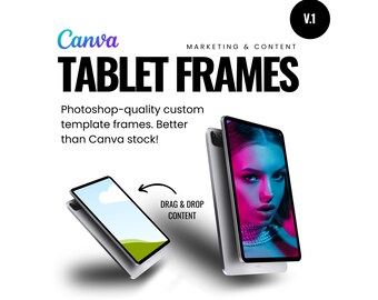 Phone Frame, Canva Photo Frames, Canva Frames Bundle, Canva Editable ...