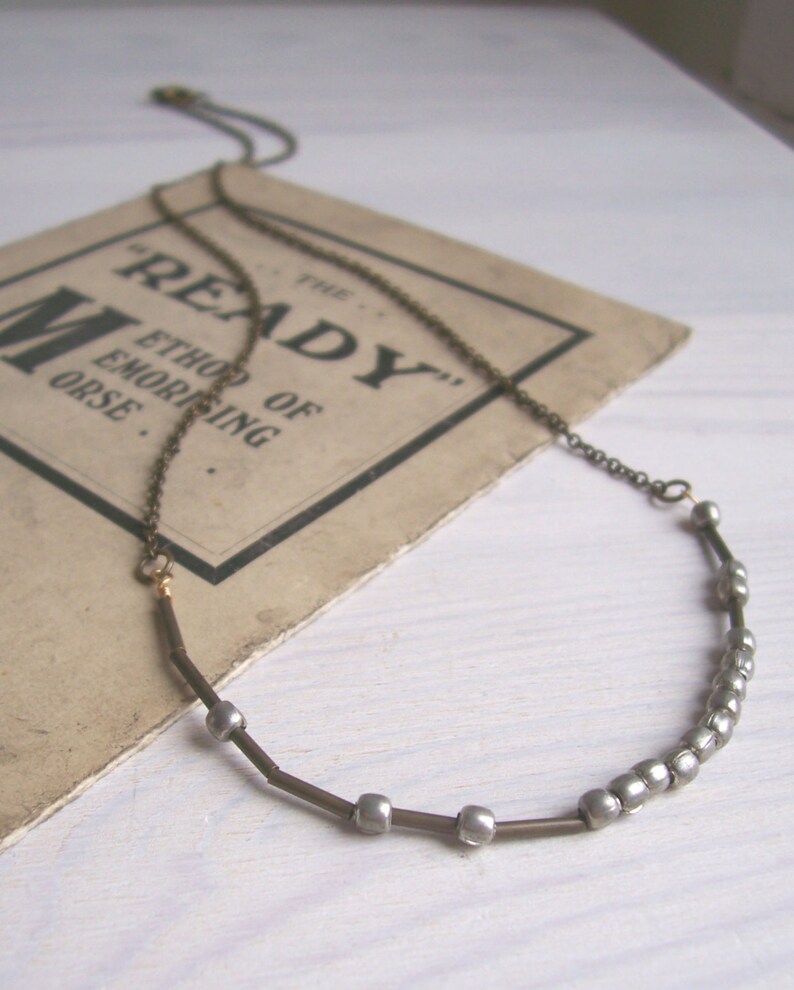 Manchester Morse Code Necklace: Mixed Metal Travel Gift - Etsy UK