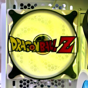 DBZ Gaming Computer PC Fan Shroud Grill Cover Custom Anime Gift - Etsy