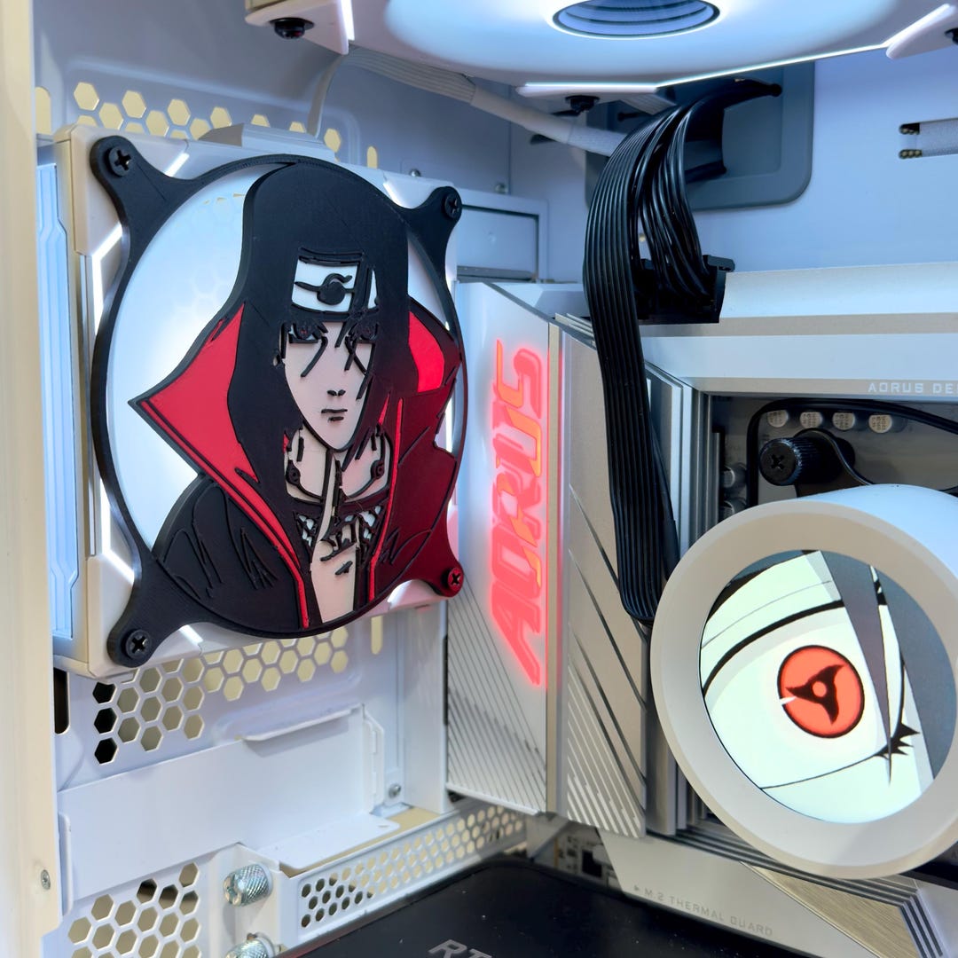 Ninja Gaming Computer PC Fan Shroud Grill Cover Custom - Etsy