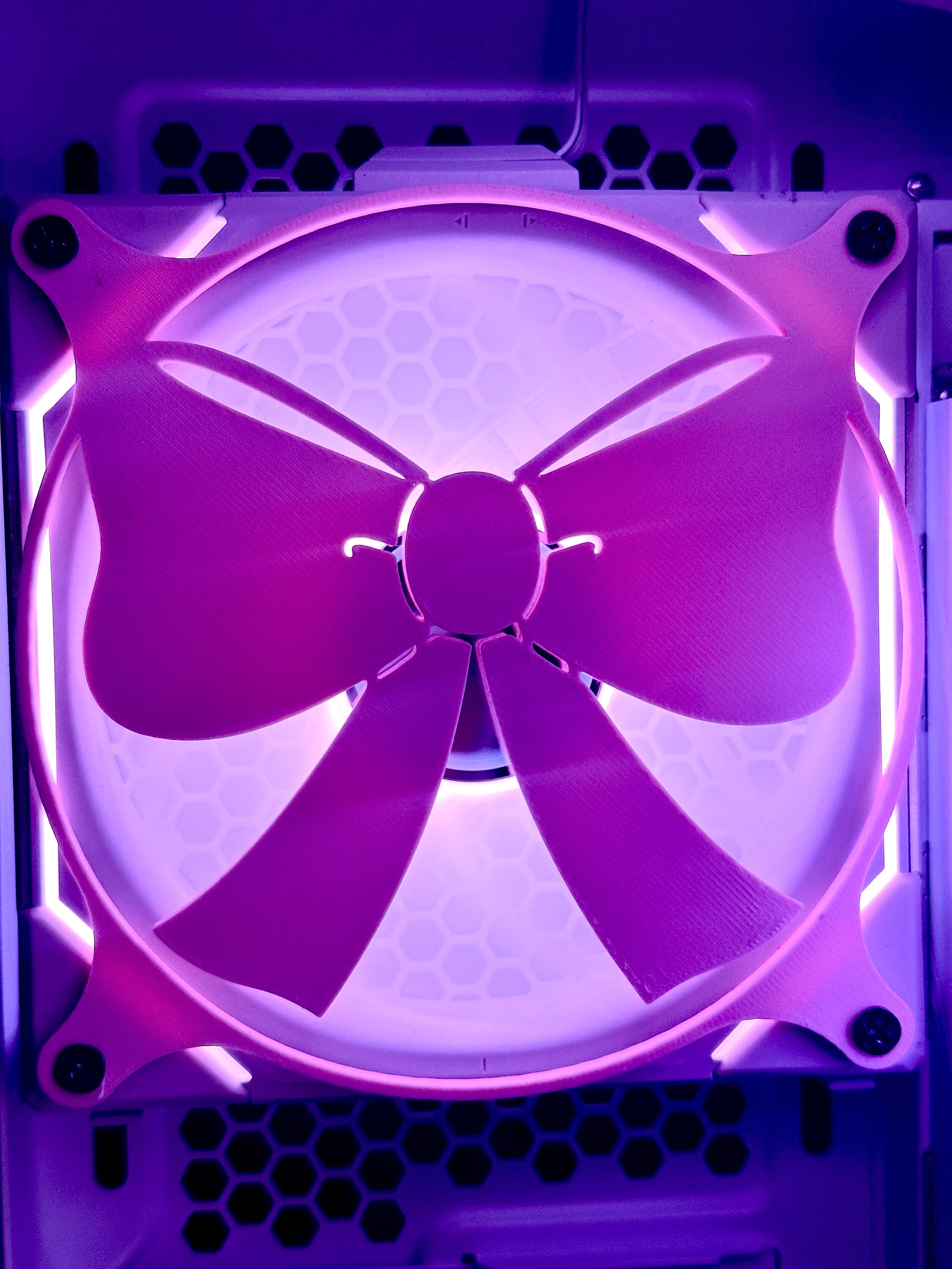 Pink Bow Gaming Computer PC Fan Shroud Grill Cover Custom - Etsy