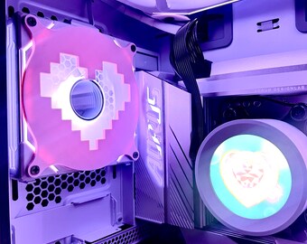 Pink Bow Gaming Computer PC Fan Shroud Grill Cover Custom - Etsy