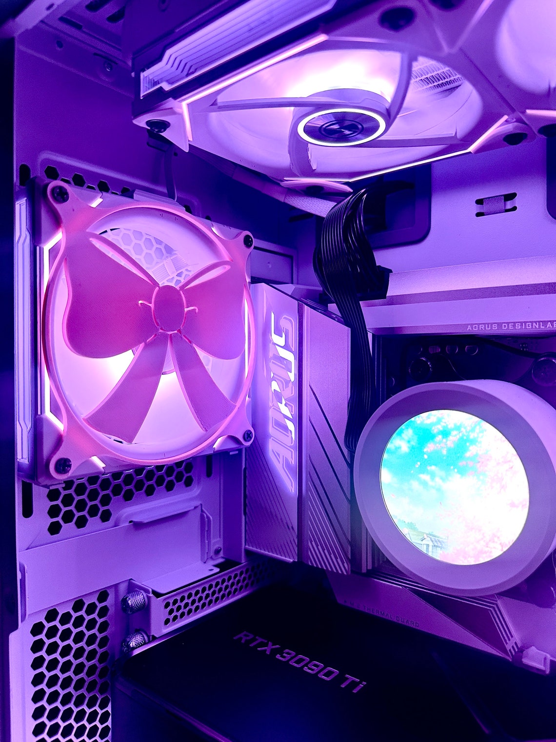 Pink Bow Gaming Computer PC Fan Shroud Grill Cover Custom - Etsy