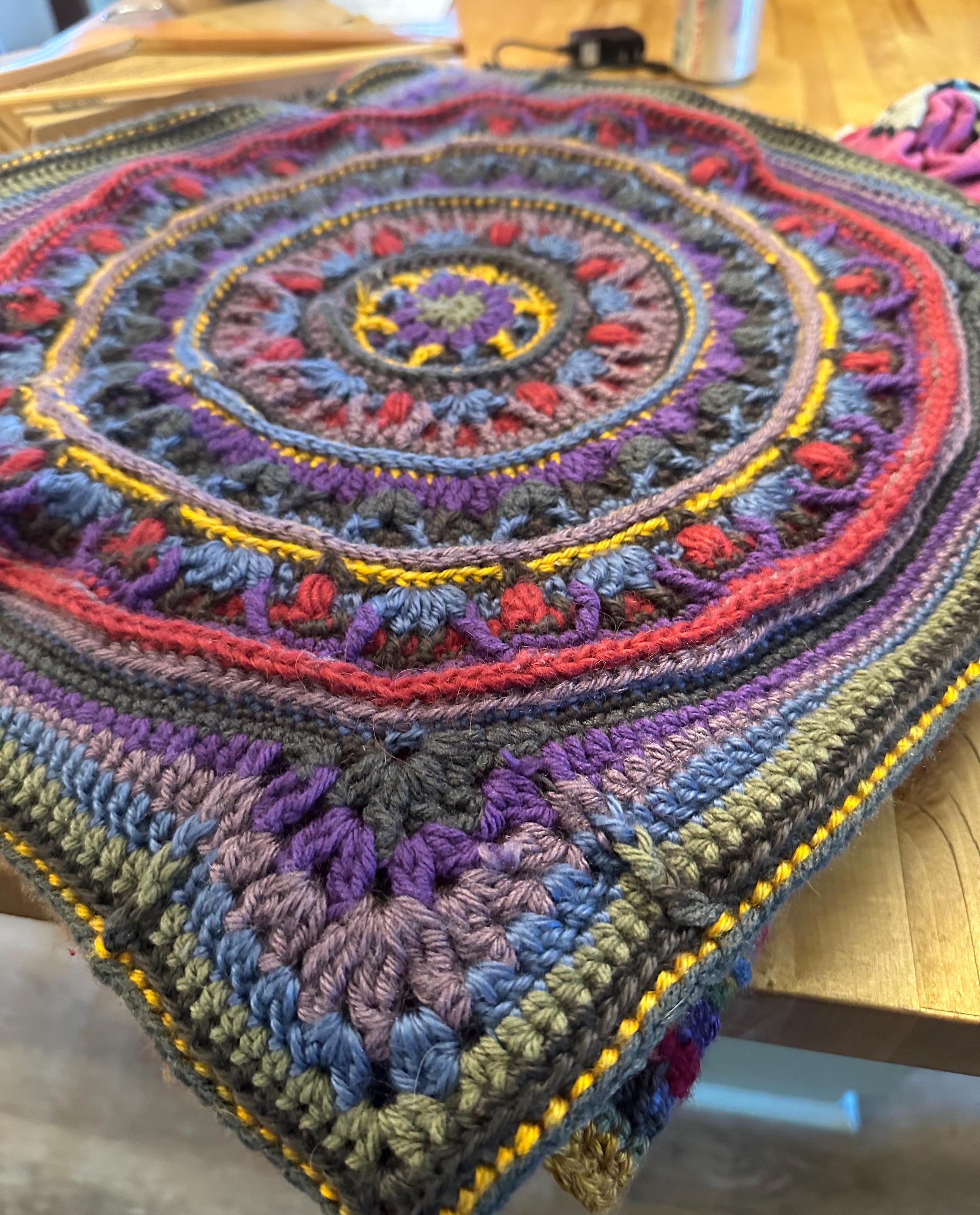 Crochet Mandala Throw - Etsy