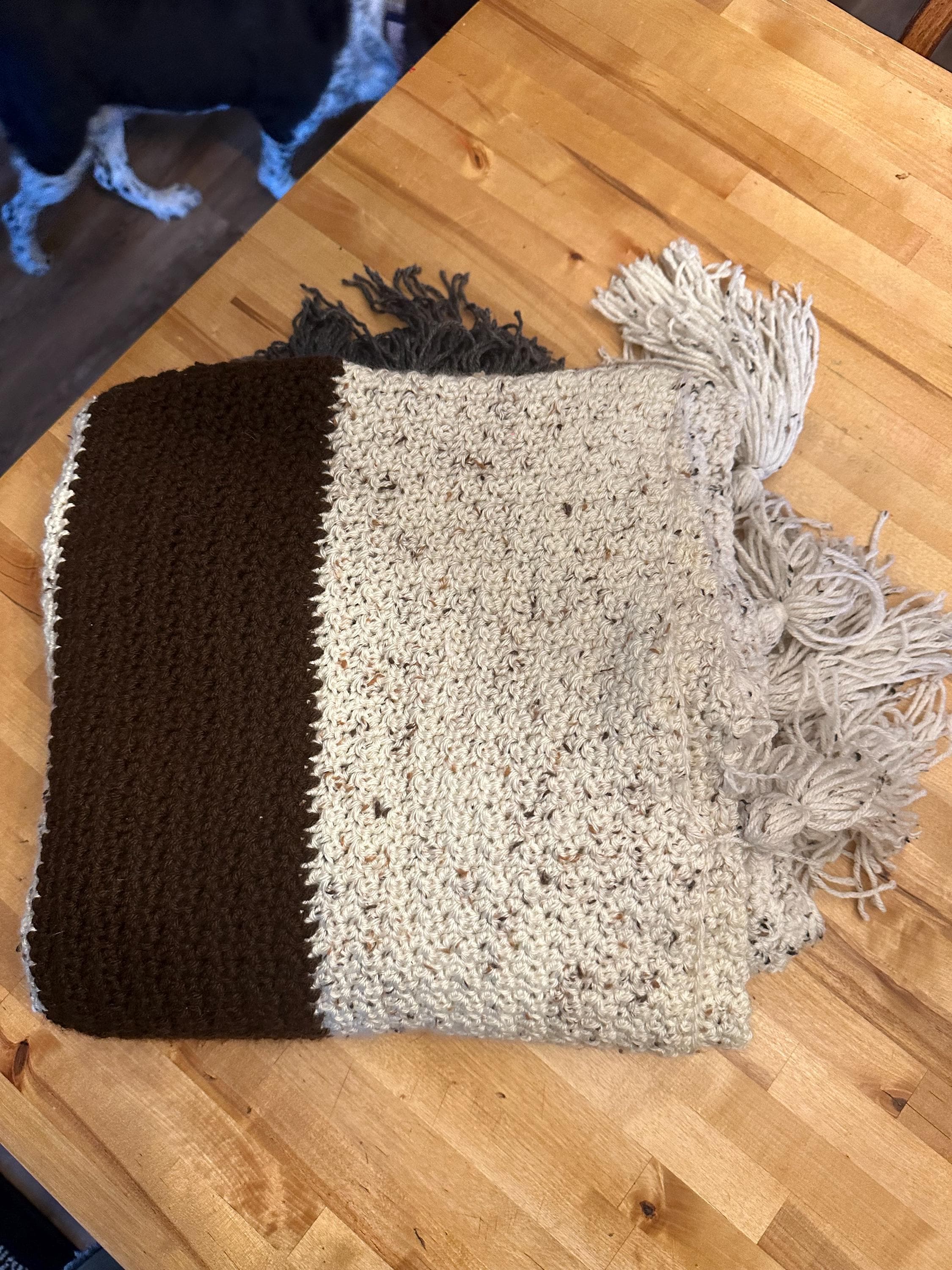 Crochet Tassel Throw - Etsy