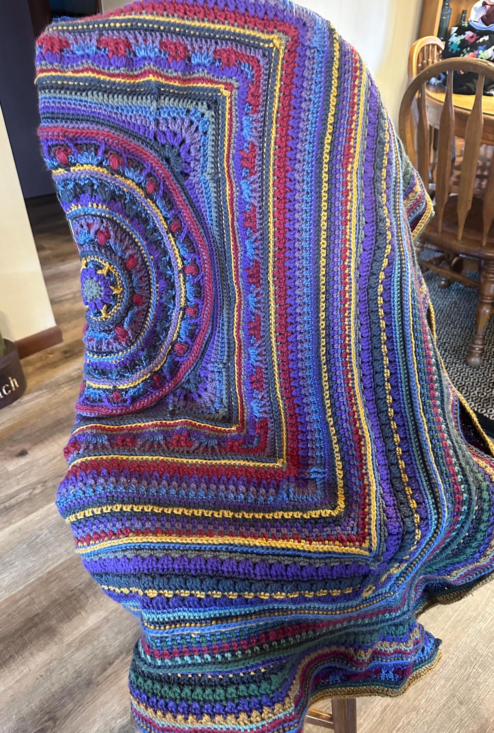 Crochet Mandala Throw - Etsy